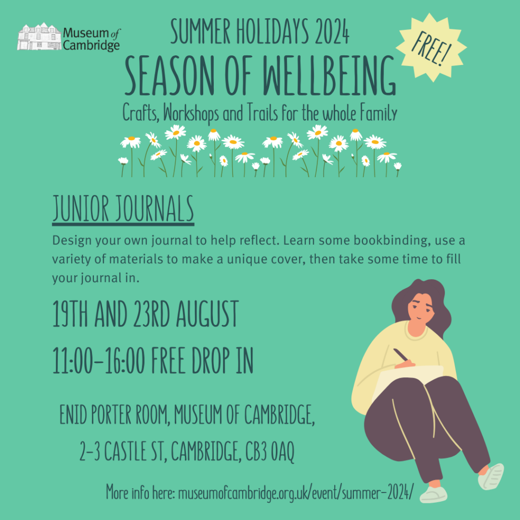 Junior Journals – Season of Wellbeing – The Museum of Cambridge