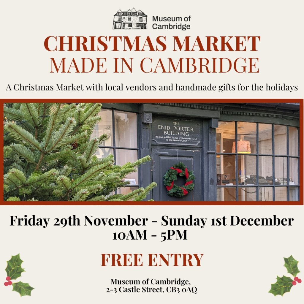 Made in Cambridge Christmas Market – The Museum of Cambridge