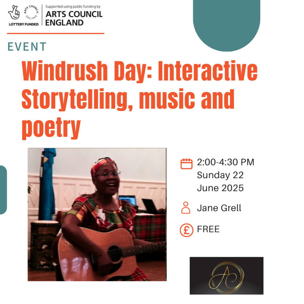 Windrush Day: Storytelling, music and poetry with Jane Grell – The ...